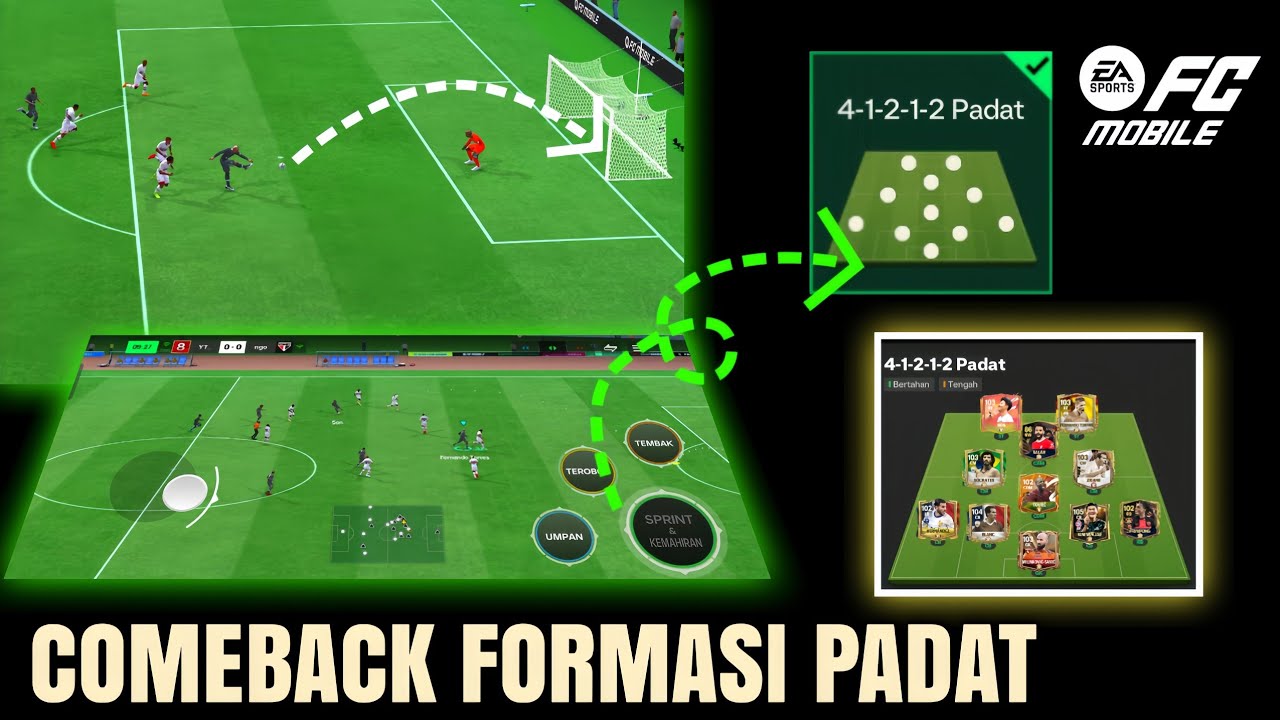 COMEBACK KE FORMASI PADAT LAGI FC MOBILE - YouTube