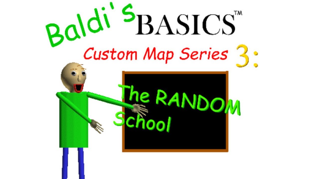 Baldi's Custom Map Series 3: Baldi's Randomized Basics V1.1 (Baldi V1.4 ...