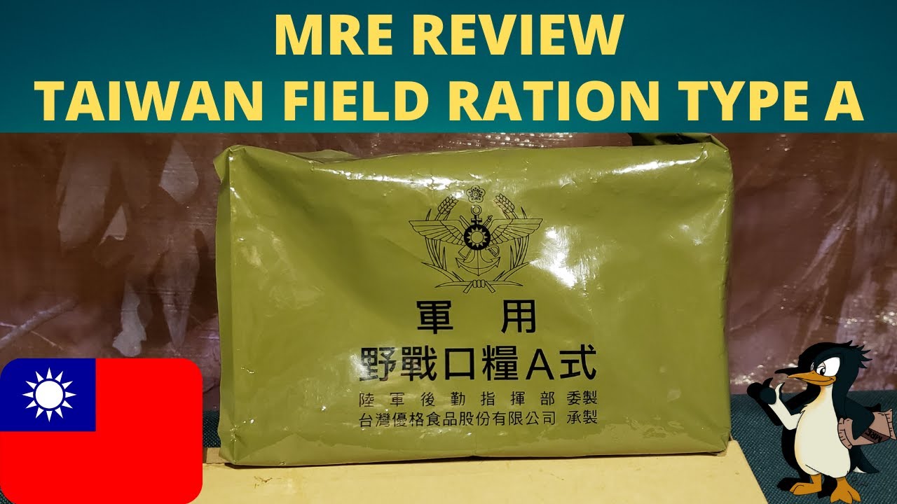 MRE Review Taiwan Field Ration Type A - YouTube