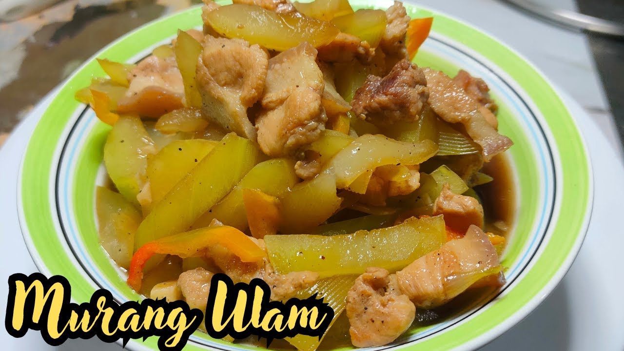 MURANG ULAM - GINISANG UPO WITH PORK - YouTube