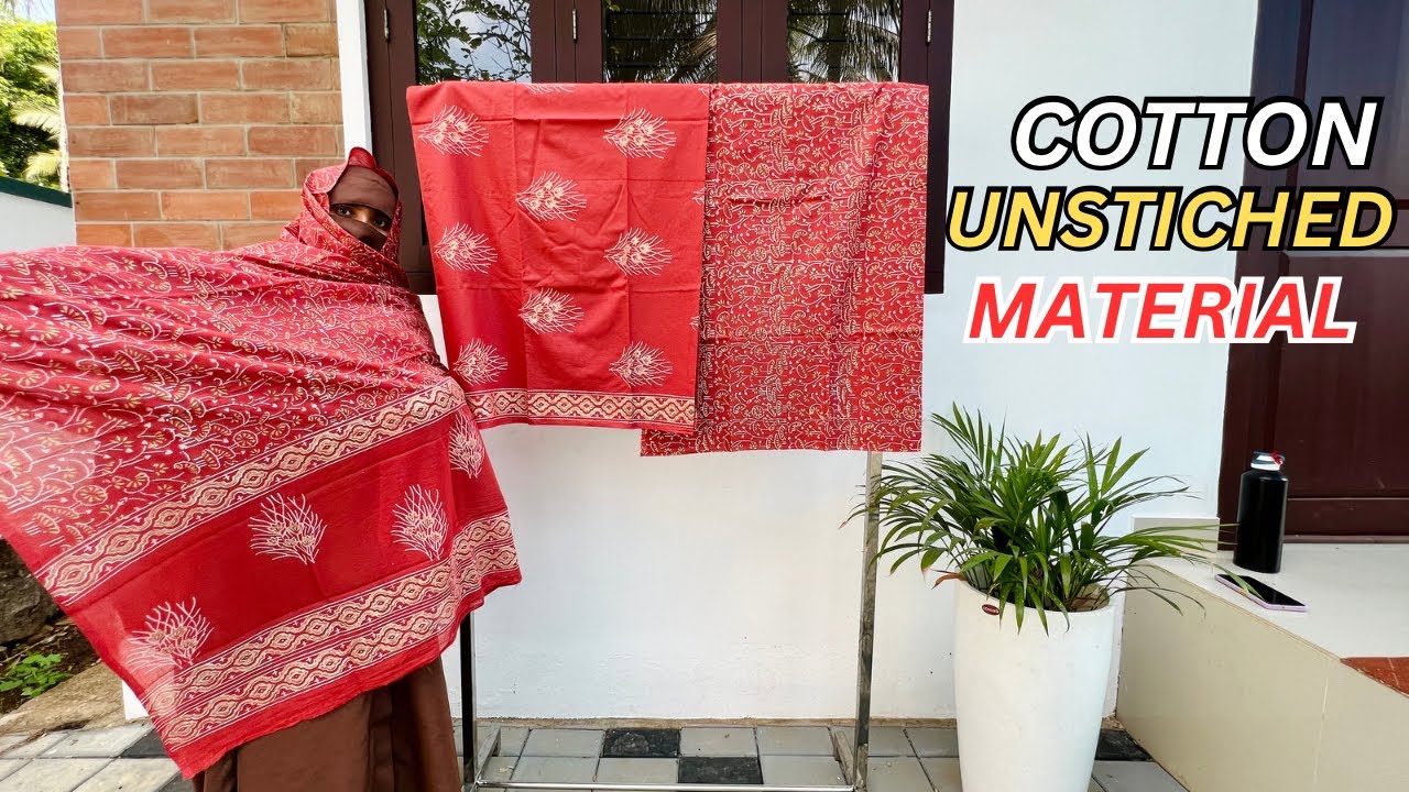 New unstiched cotton material collection ♥️♥️♥️ - YouTube