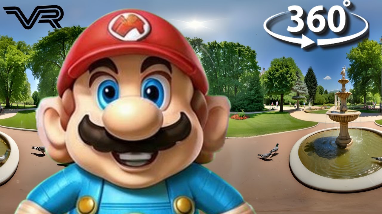 Find Mario in all locations in 360° VR Super Mario Animation - YouTube