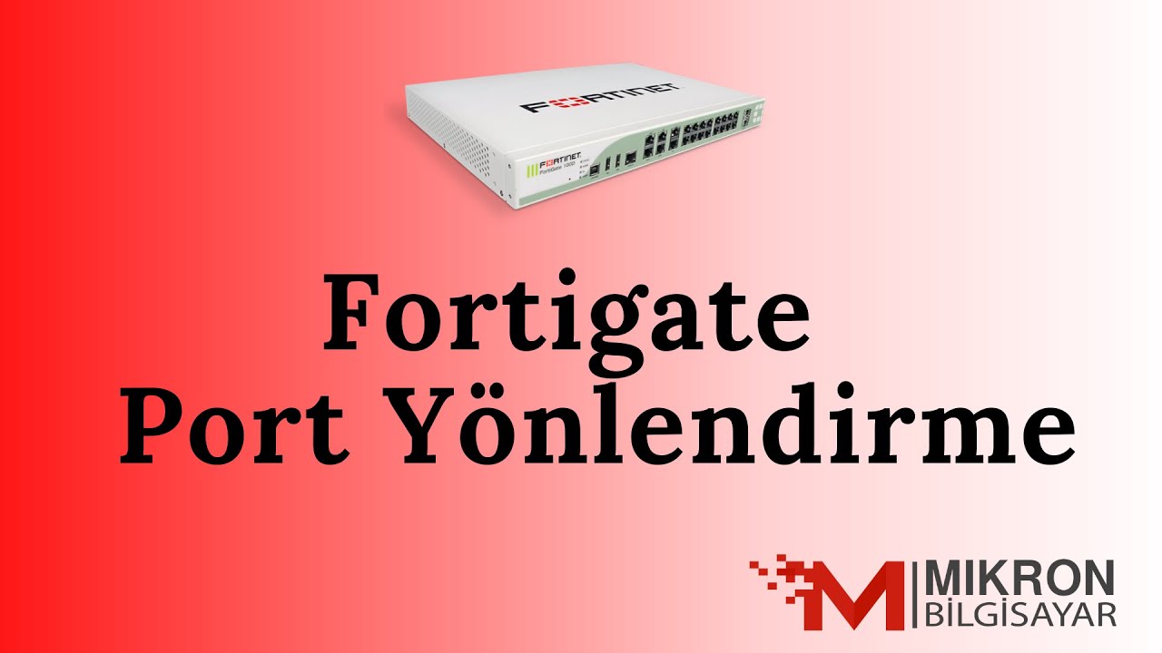 Fortigate Port Yönlendirme | Port Forwarding - YouTube