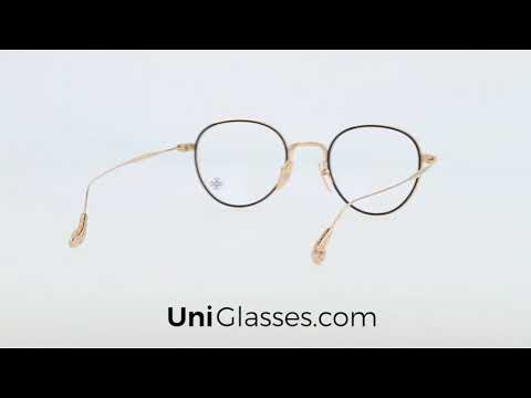 CHROME HEARTS BONE PRONE IV 921 49 22 150 MATTE BLACK GOLD PLATE 1