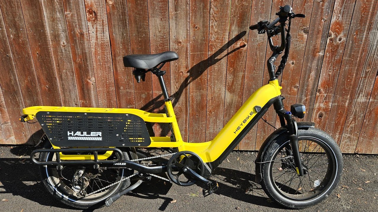 HEYBIKE Hauler Cargo Electric Bike E-Bike Review / Trenton Ride - YouTube
