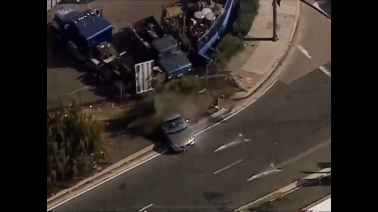 Police Chase In Los Angeles, California, October 2, 2003 - YouTube
