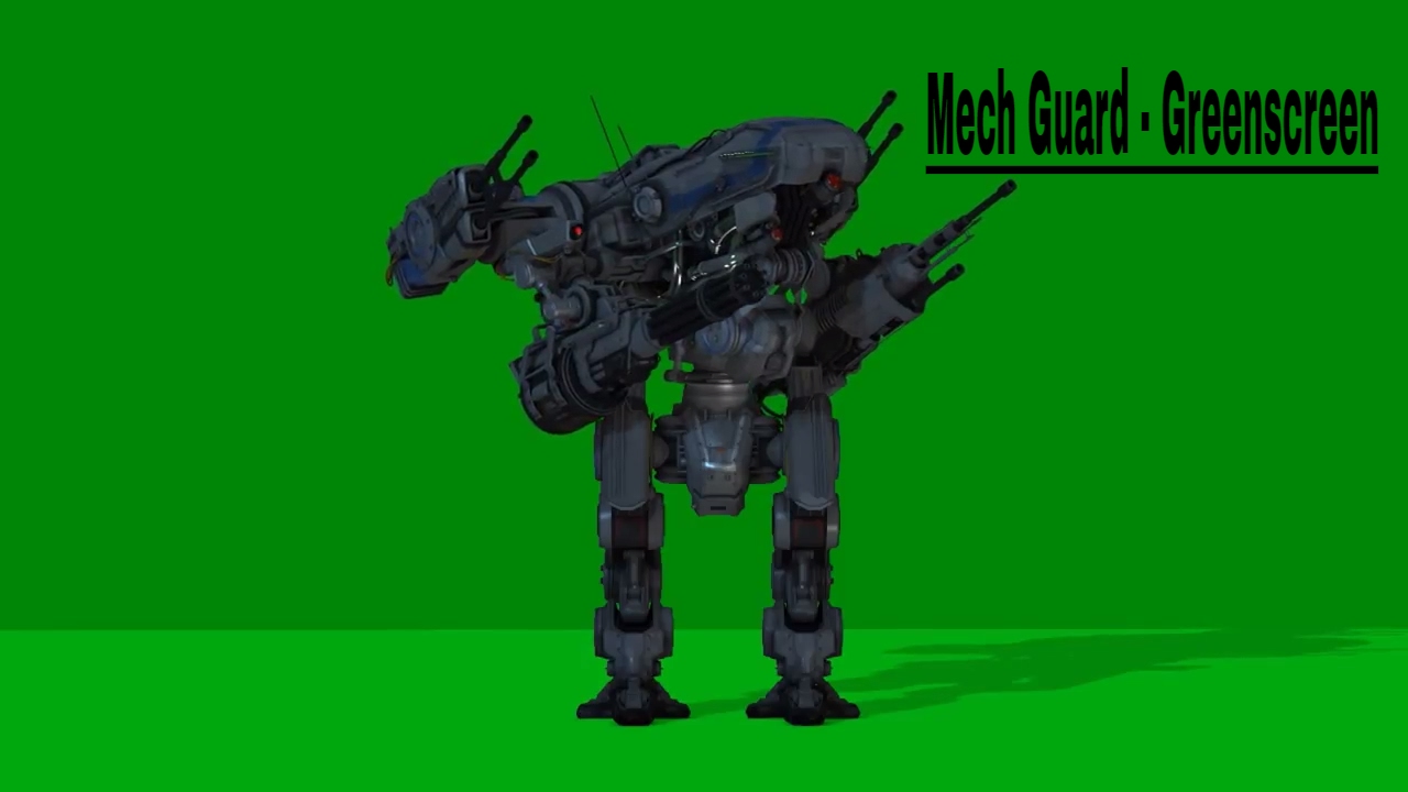 Mech Guard - Greenscreen - YouTube