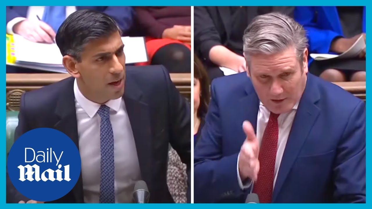‘Badge of shame’: Keir Starmer and Rishi Sunak clash over nurse strikes ...