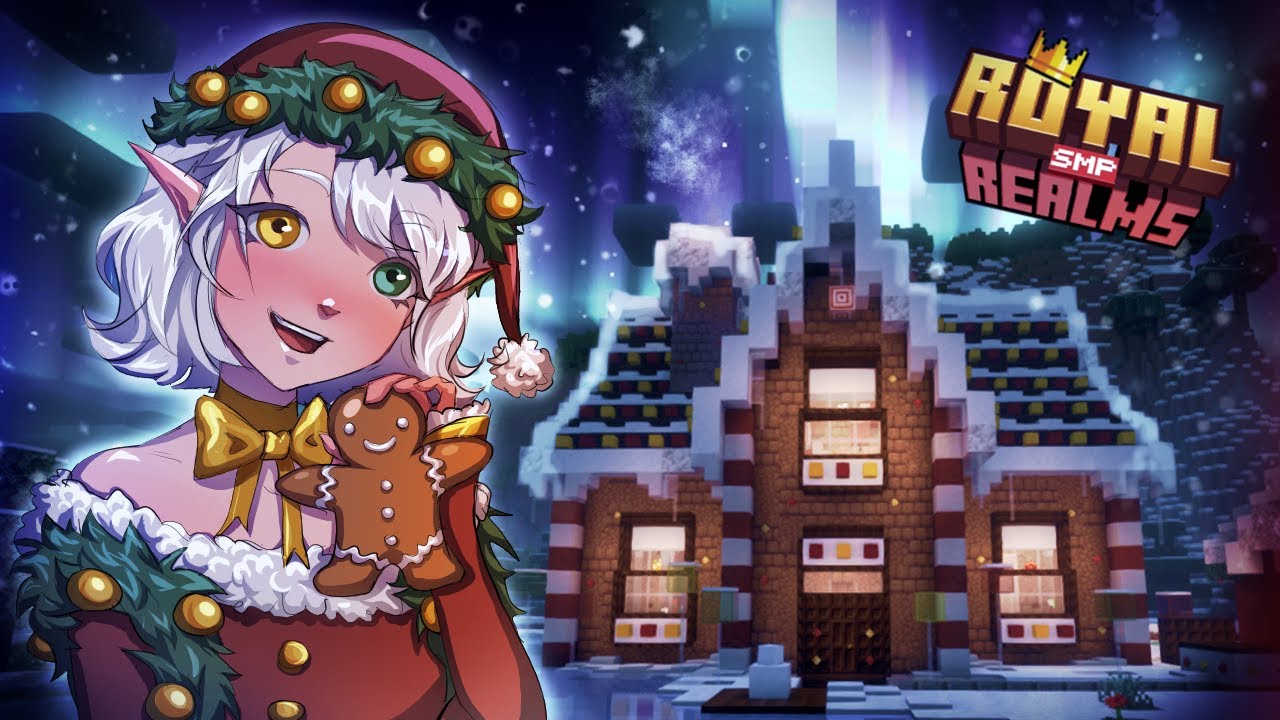 Building a GINGERBREAD HOUSE in Minecraft | Royal Realms SMP Ep. 16 ...