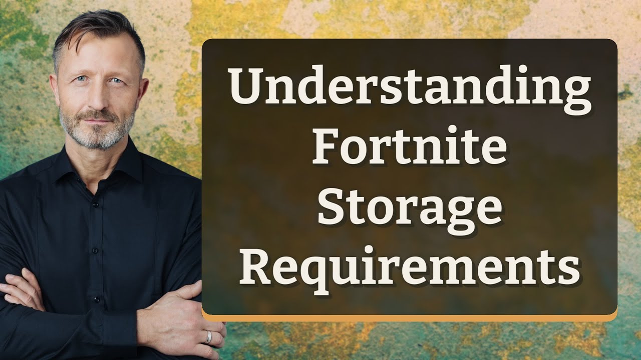 Understanding Fortnite Storage Requirements - YouTube