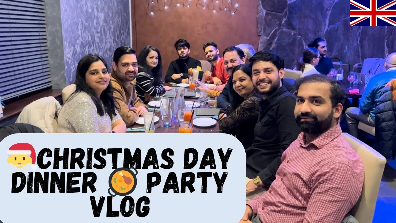 Christmas Day Dinner Party vlog 2023 || Amazing food 🥘 || Blue Ginger ...