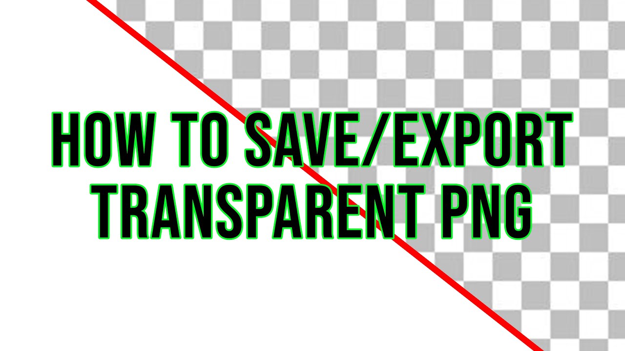 How to Export/Save Transparent PNG File Fast & Easy on Photoshop (Logo ...
