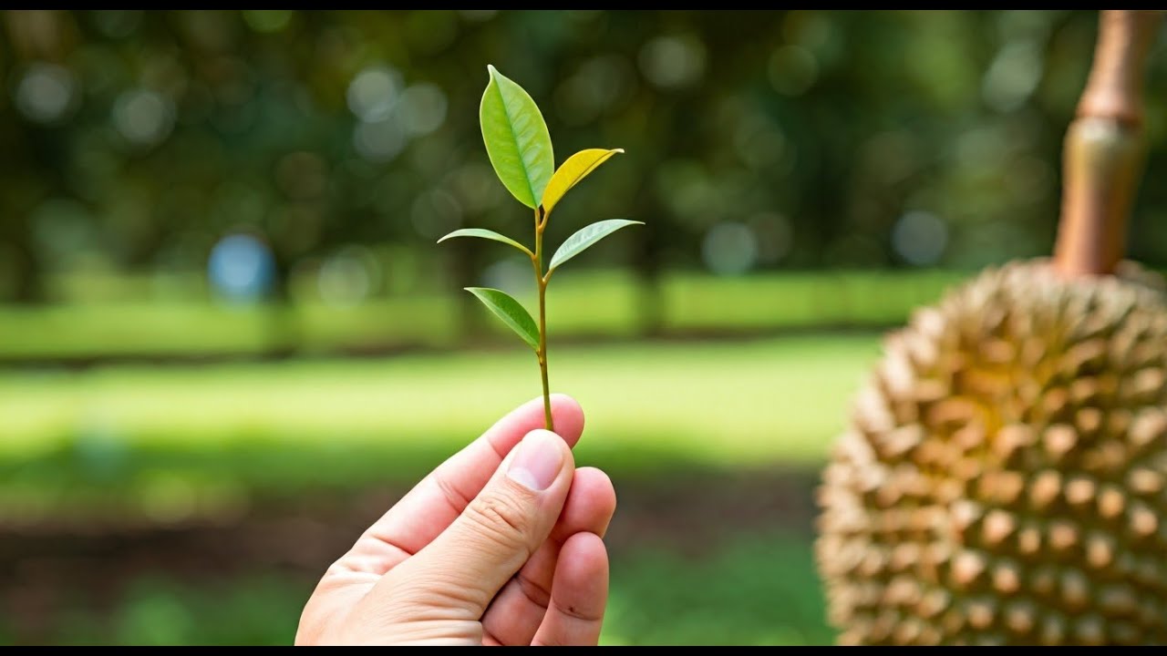Durian Tree Grafting Expert Techniques for High Yield Trees - YouTube