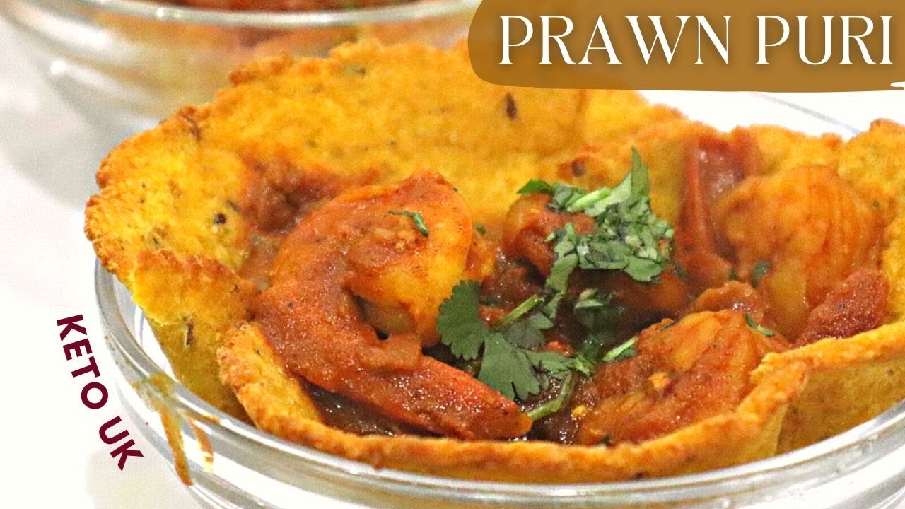 Prawn Puri Recipe using Keto Roti // Prawn Curry Recipe - YouTube