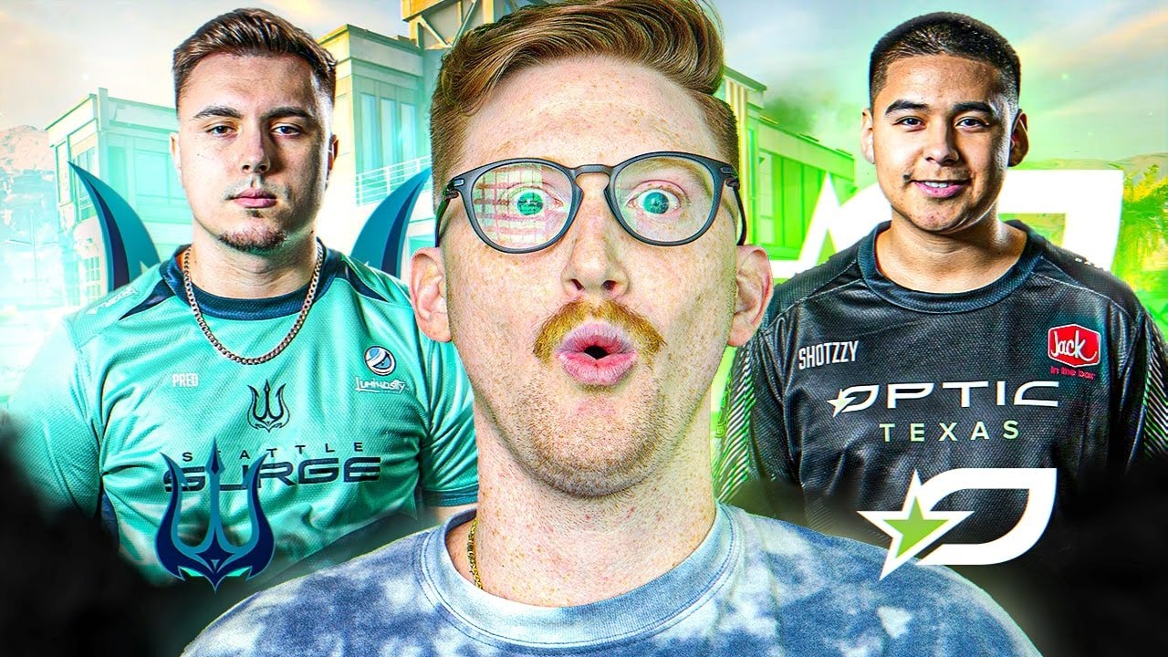 OpTic TEXAS VS SEATTLE SURGE!! GHOSTY GOES HUGE!! (LIVE FROM SCUMP'S ...