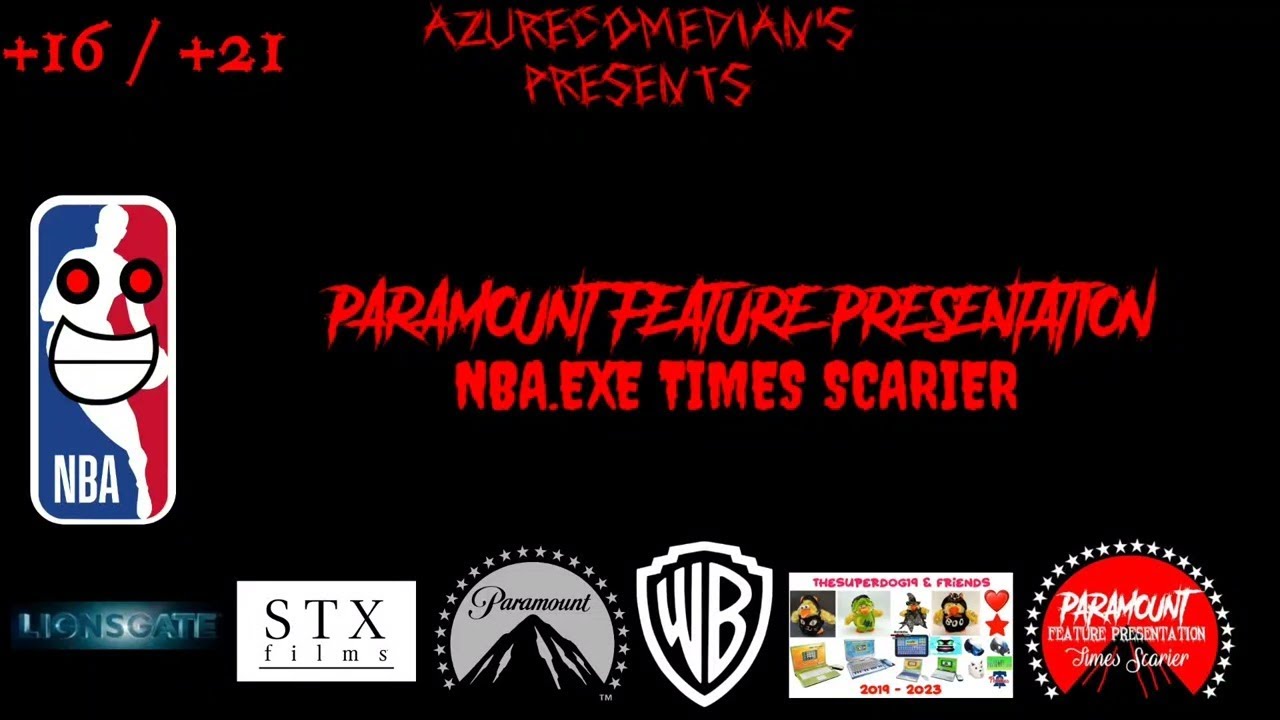 (NOT MY VIDEO) Paramount Feature Presentation NBA.EXE Times Scarier ...