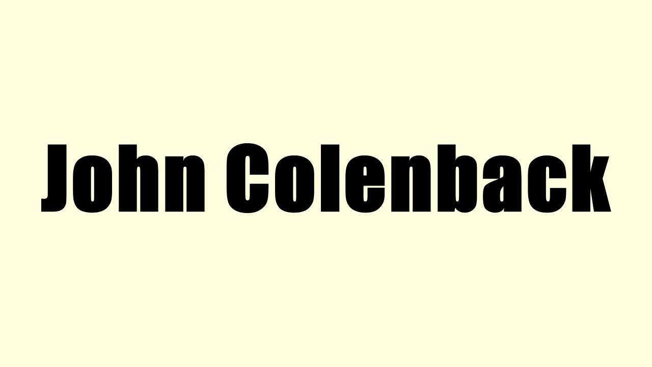 John Colenback - YouTube