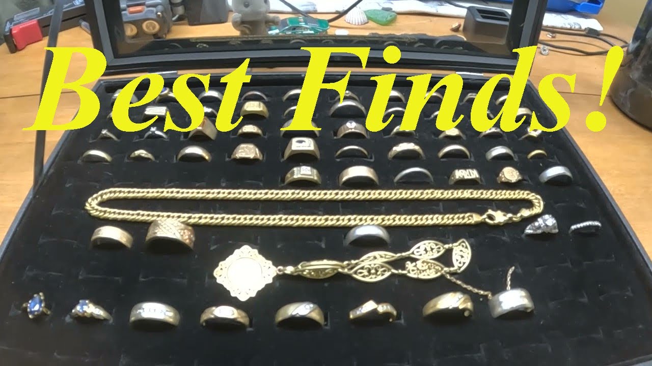My Best Jewelry Finds Ever! Metal Detecting - YouTube