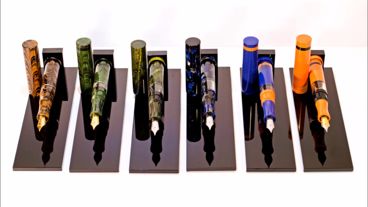 Fountain Pen - Lisa - Magnetic Piston Filler - YouTube