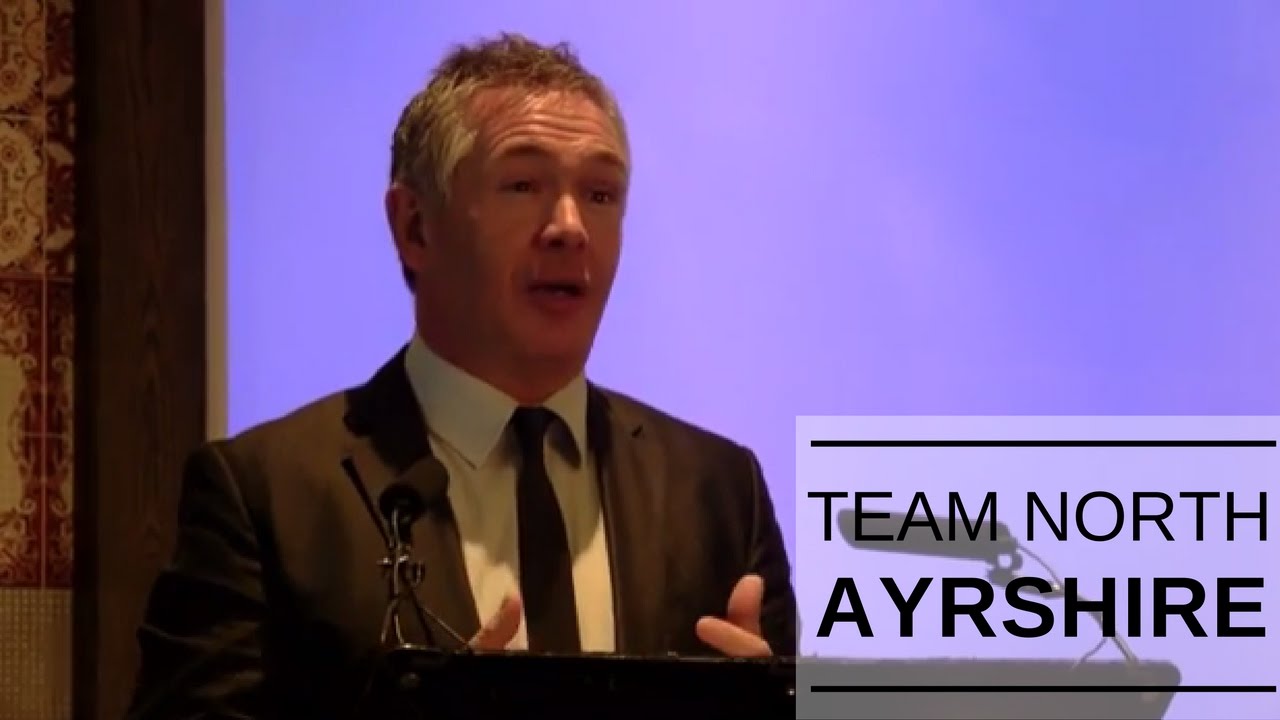 Team North Ayrshire Launch: Malcolm Simpson, SimpsInns Director - YouTube