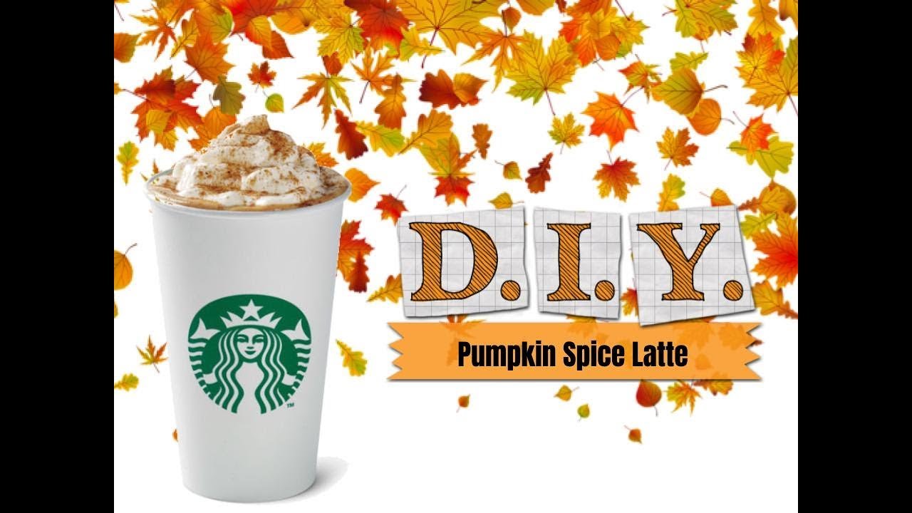 DIY STARBUCKS PUMPKIN SPICE LATTE - YouTube