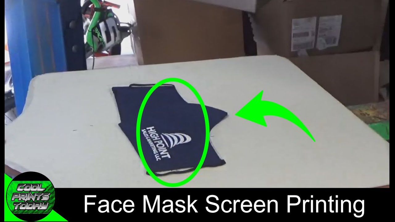 How To Print On A FaceMask With Plastisol Ink - Screen Printing From ...