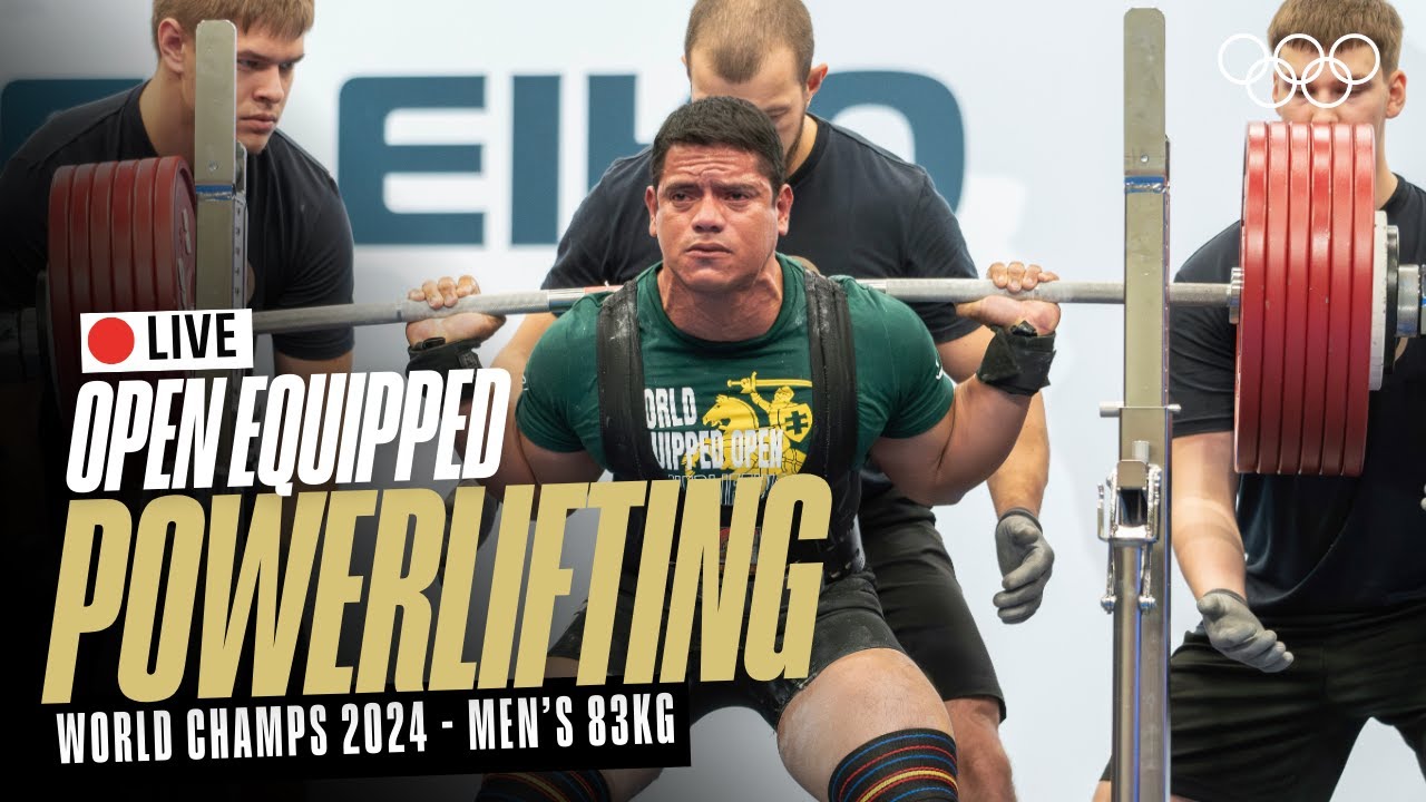 🔴 LIVE World Open Equipped Powerlifting Championships | Men's 83kg ...