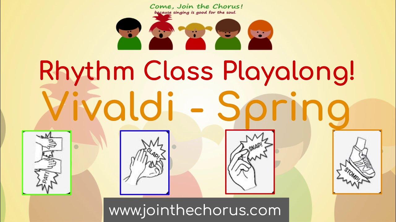 Rhythm & Body Percussion Play-along - VIVALDI SPRING - YouTube