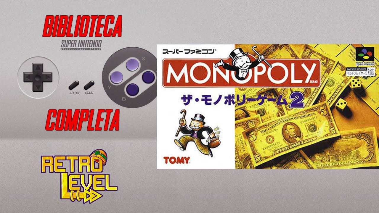 The Monopoly Game 2 - Biblioteca COMPLETA do Super Nintendo #874 - YouTube