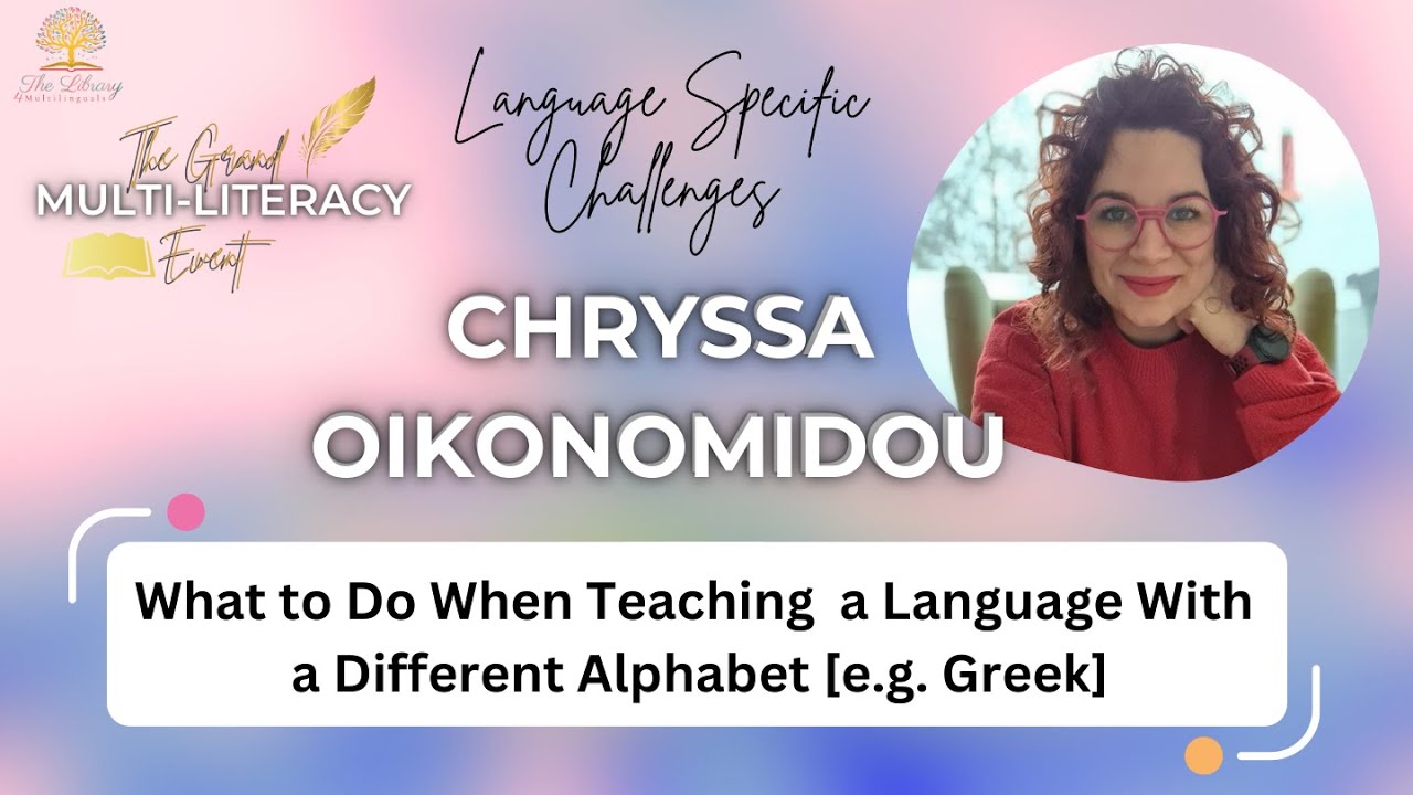 What to Do When Teaching a Language With a Different Alphabet [e.g ...