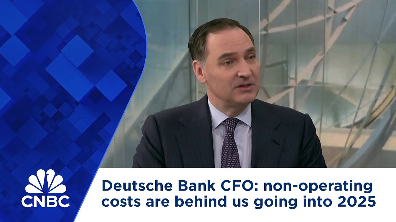 Non-operating costs are behind us going into 2025, says Deutsche Bank ...