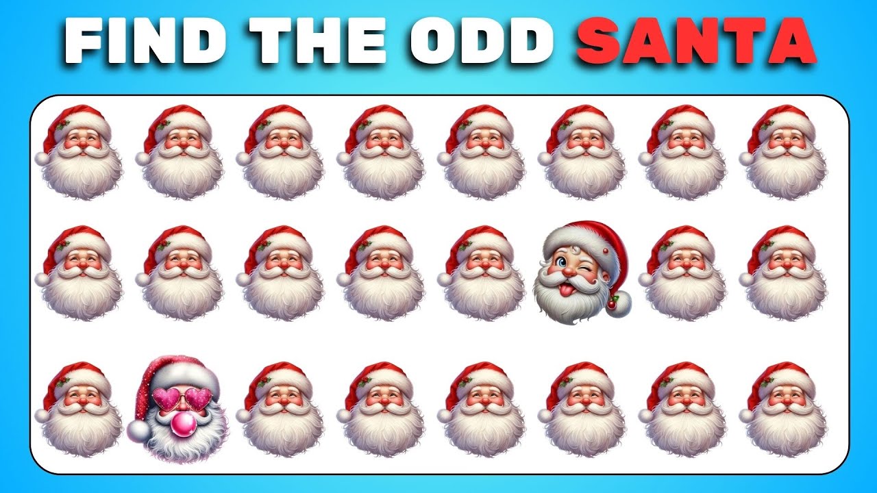 FInd The ODD One Out - Christmas Edition🎅🎁🎄 - YouTube