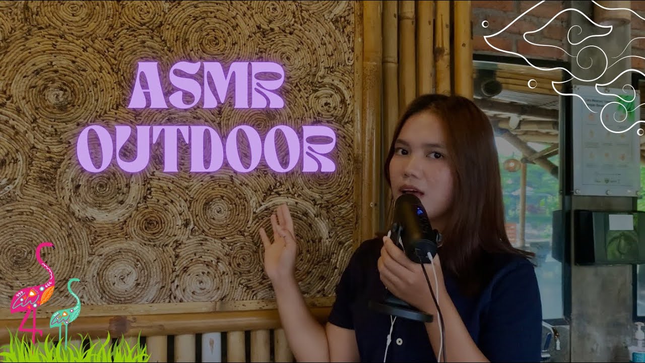 ASMR OUTDOOR | TAPPING, SCRATCHING, TINGLY SOUND, WATER SOUND TO SLEEP ...