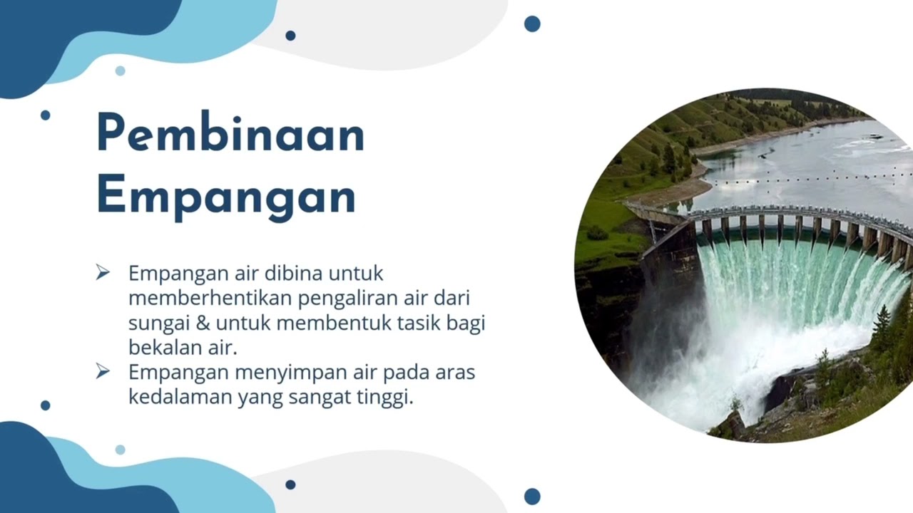 Pembinaan Empangan | Prinsip Tekanan Cecair - YouTube