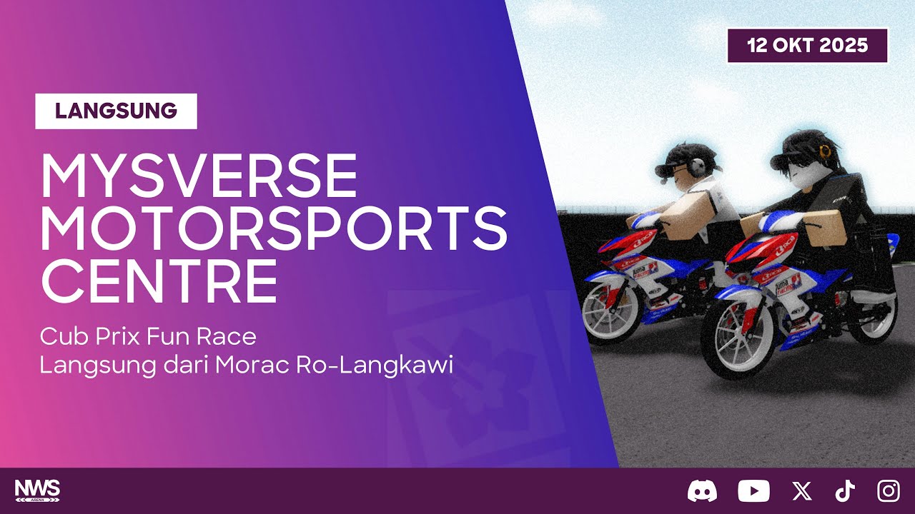 🔴 MYSverse Motorsports Centre | Cub Prix Fun Race 2025 - YouTube