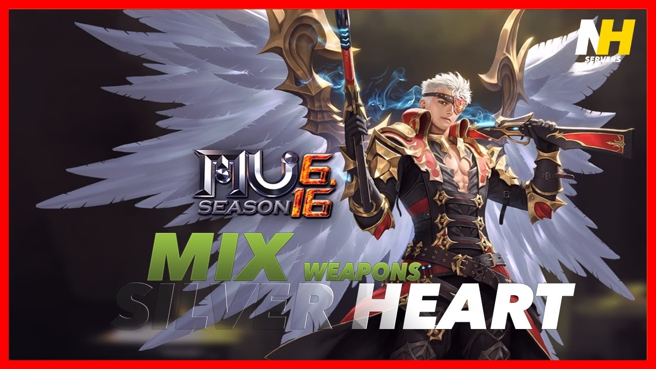 Mu Online | Season 6.16 New Weapons Silver Heart Mix - YouTube