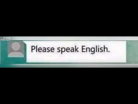 Please speak english😂😂 - YouTube