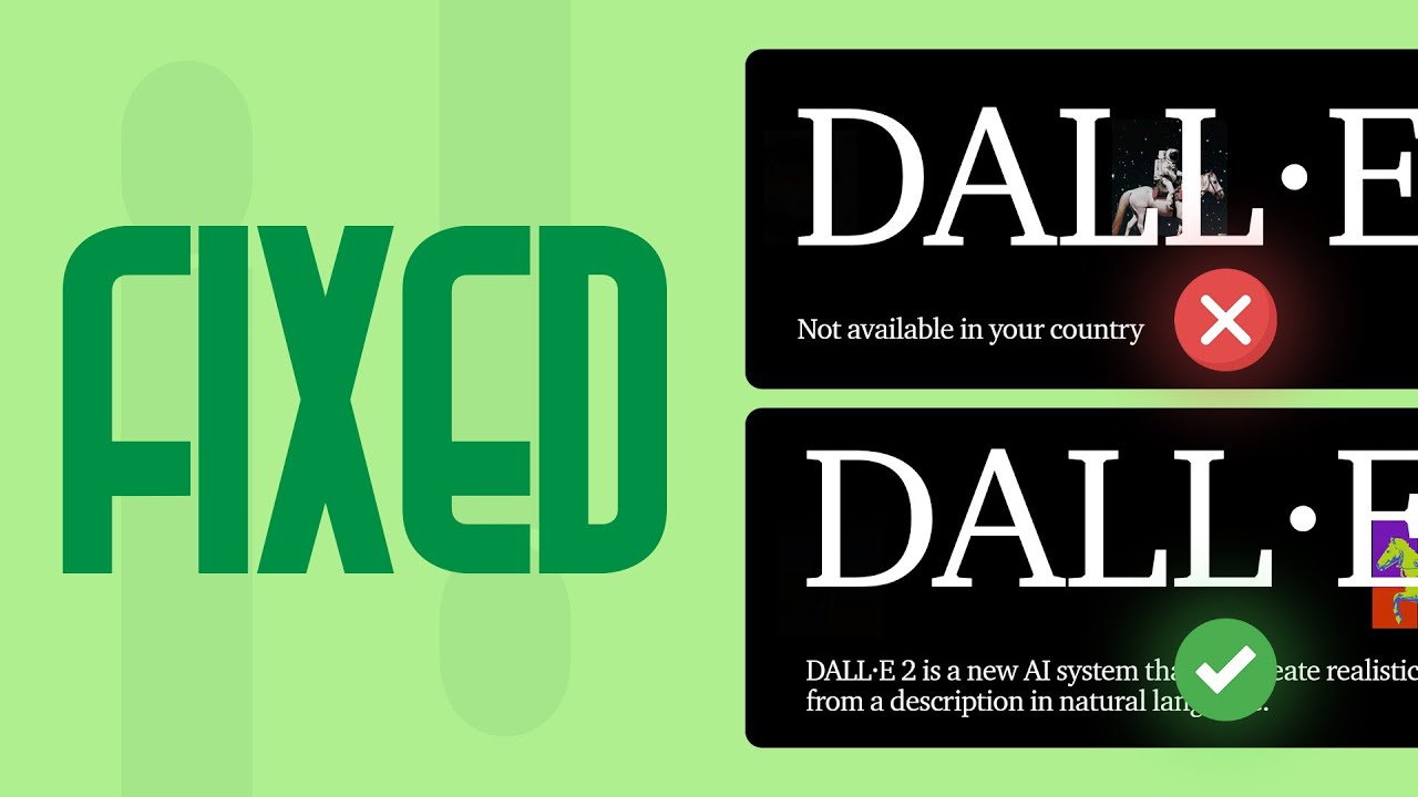 How To Fix dalle 2 Not Available In Your Country (Tutorial) - YouTube