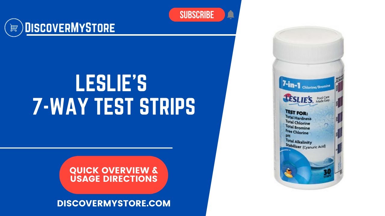 How to Use Leslies 7 Way Test Strips - YouTube