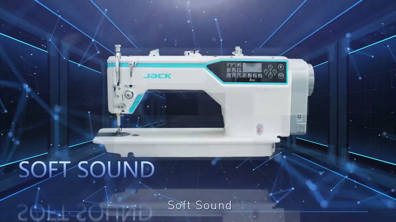 Machine à coudre Jack A5E - YouTube