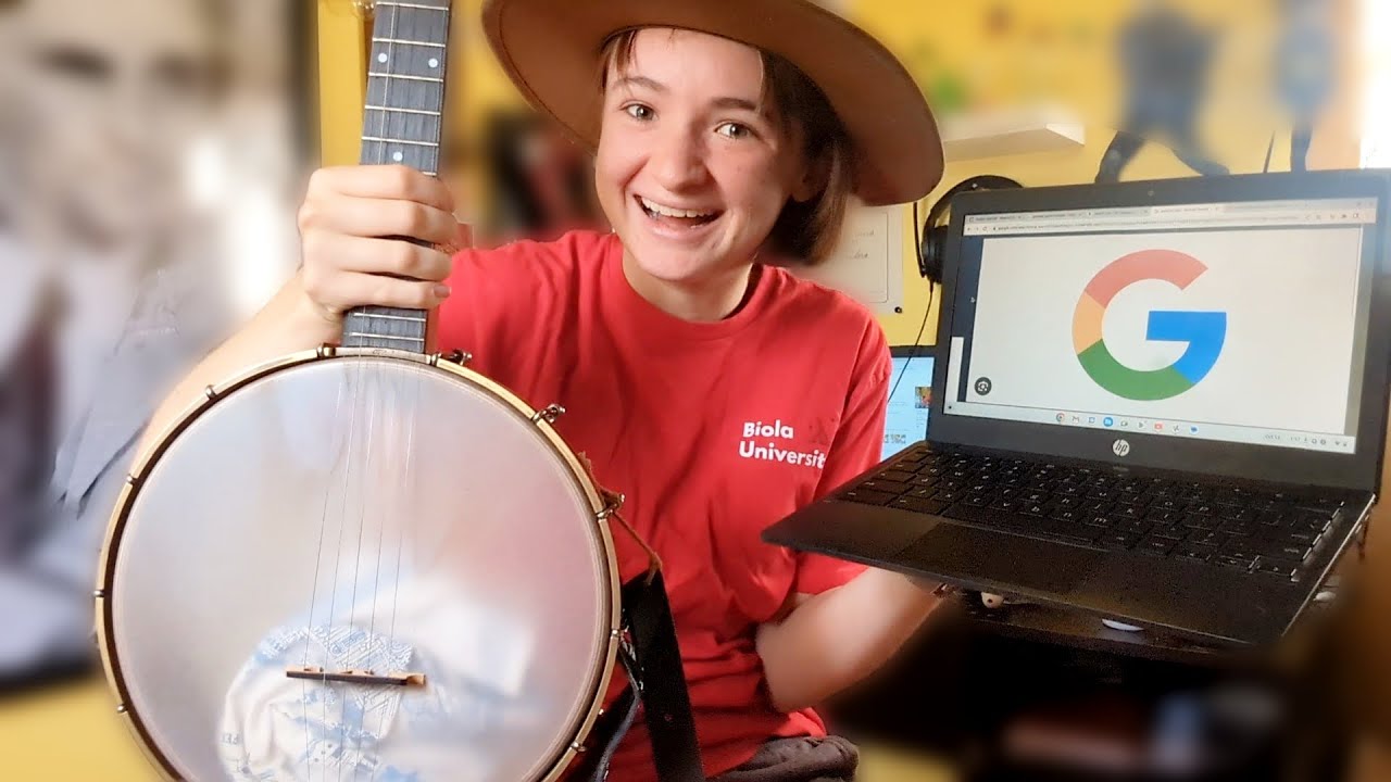 Playing My Banjo Into A Chromebook Mic Sounds Insane - YouTube