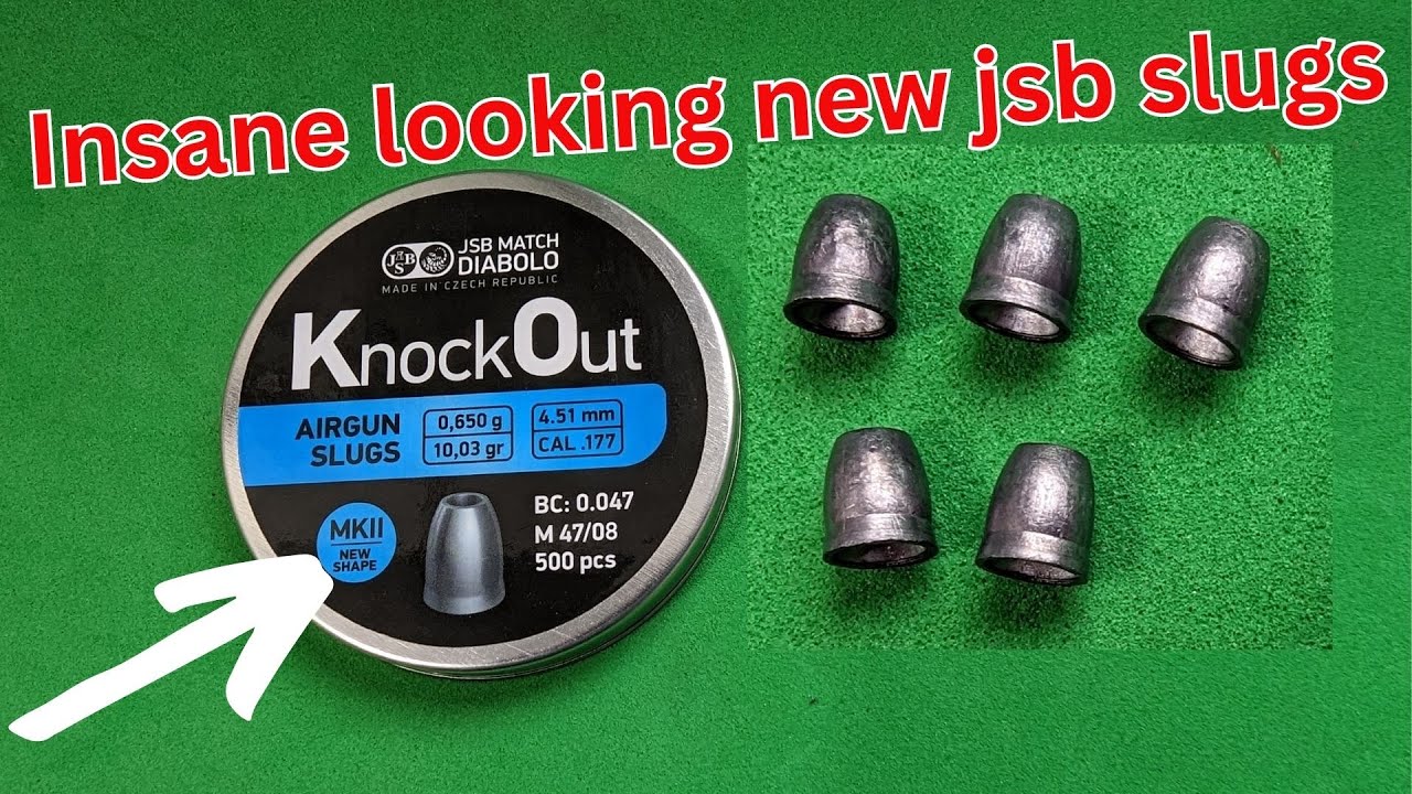 The most powerful slugs i've tested so far... the new JSB knockout mk11 ...
