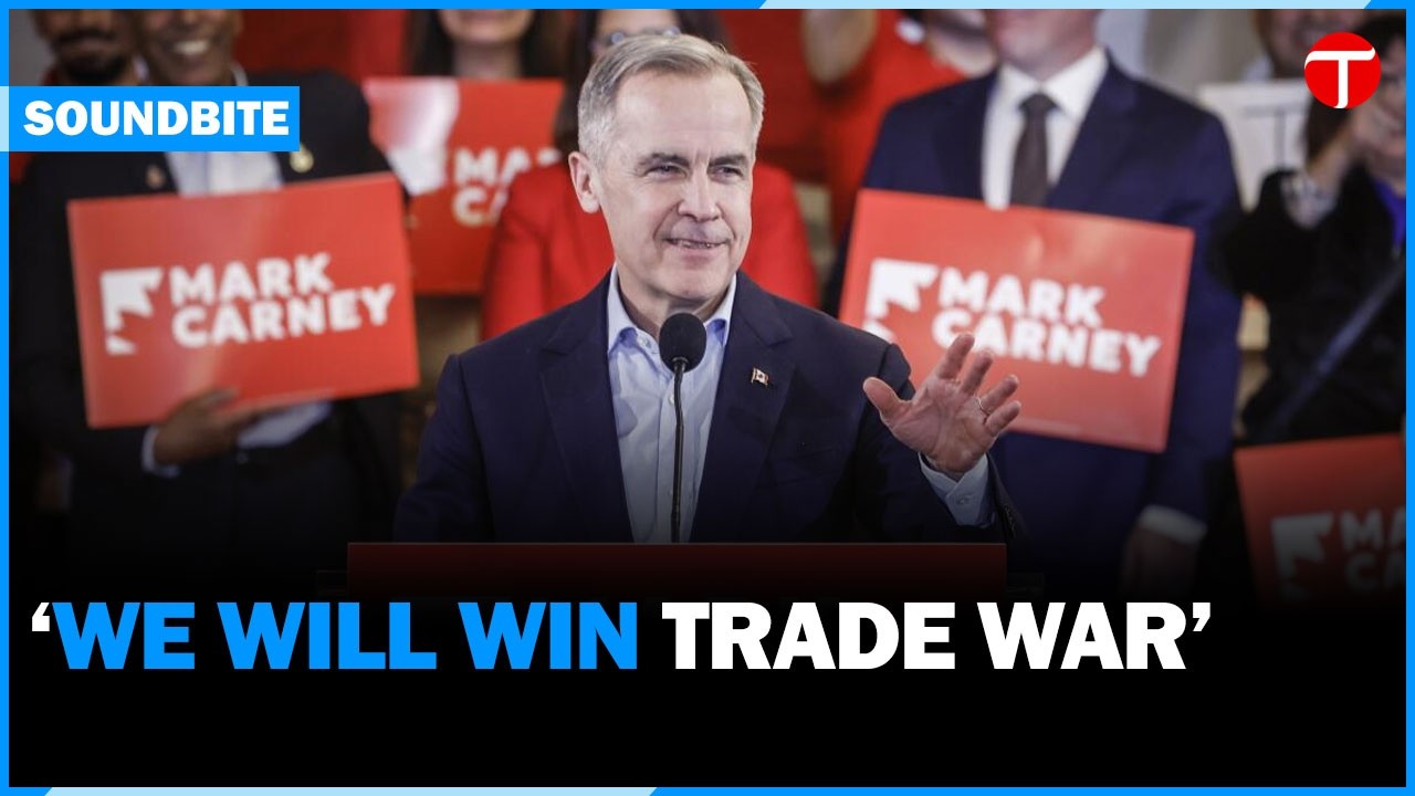 Carney Vows Victory in Trade War Amid Trump’s New Tariffs - YouTube