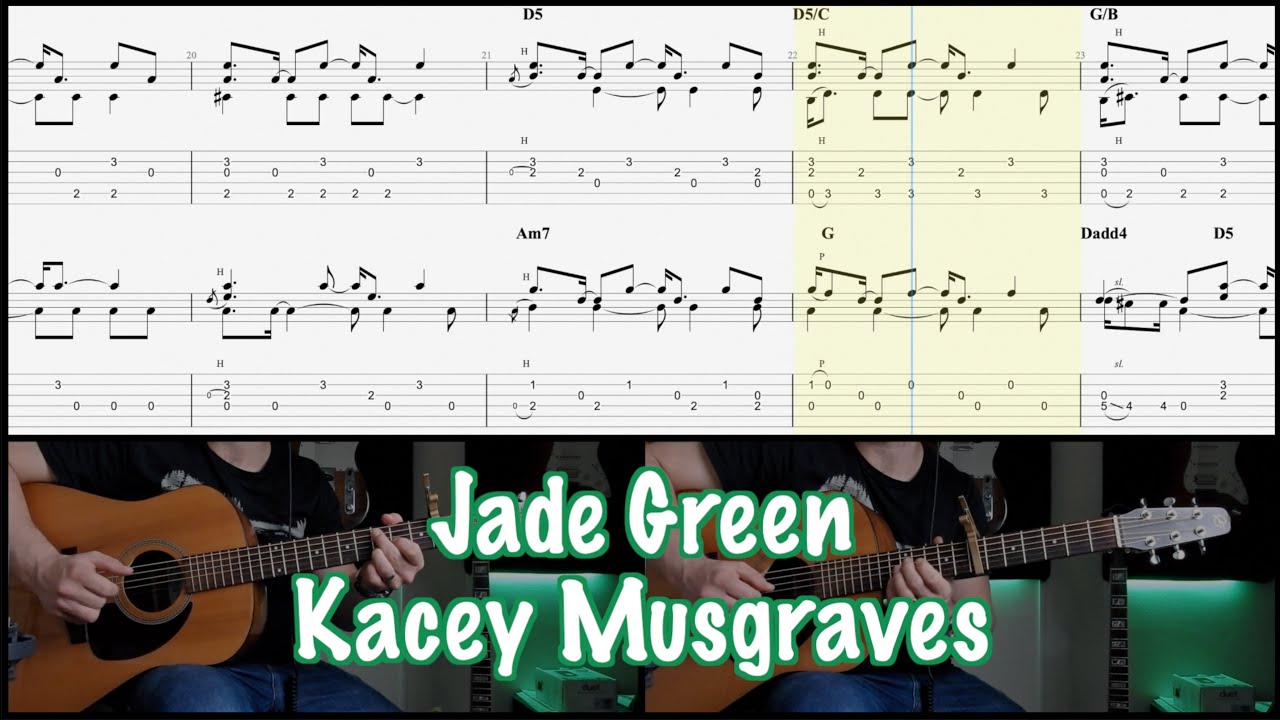 How to Play Jade Green - Kacey Musgraves - Note for Note Transcription ...