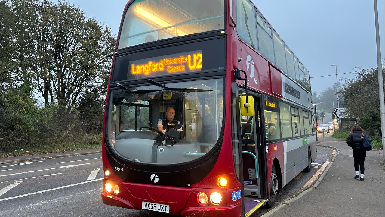First West of England Volvo B9TL Wright Gemini 1 (37609 - WX58 JXT ...