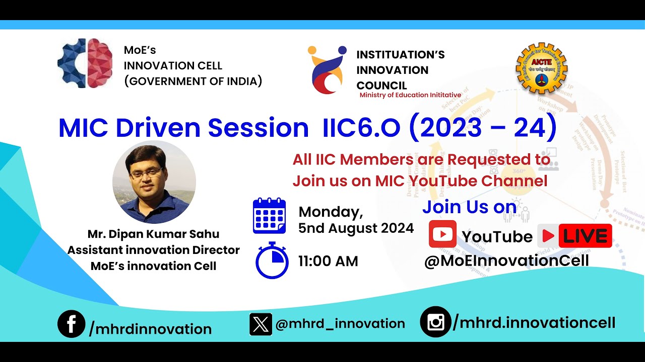 Orientation Session on Institution's Innovation Council Objectives ...