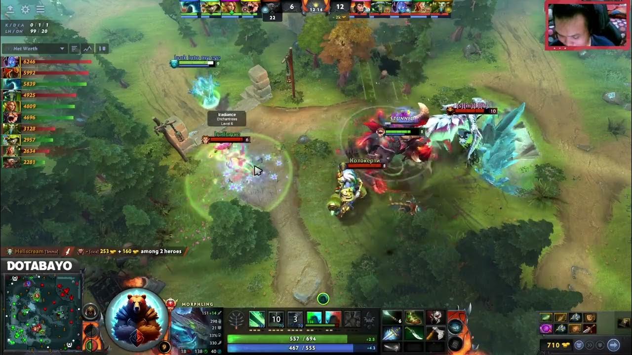 YATORO MORPHLING HARD CARRY GAMEPLAY - DOTA 2 PATCH 7.35B - YouTube