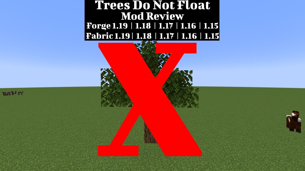 Trees Do Not Float | minecraft | mod review | #Shorts - YouTube