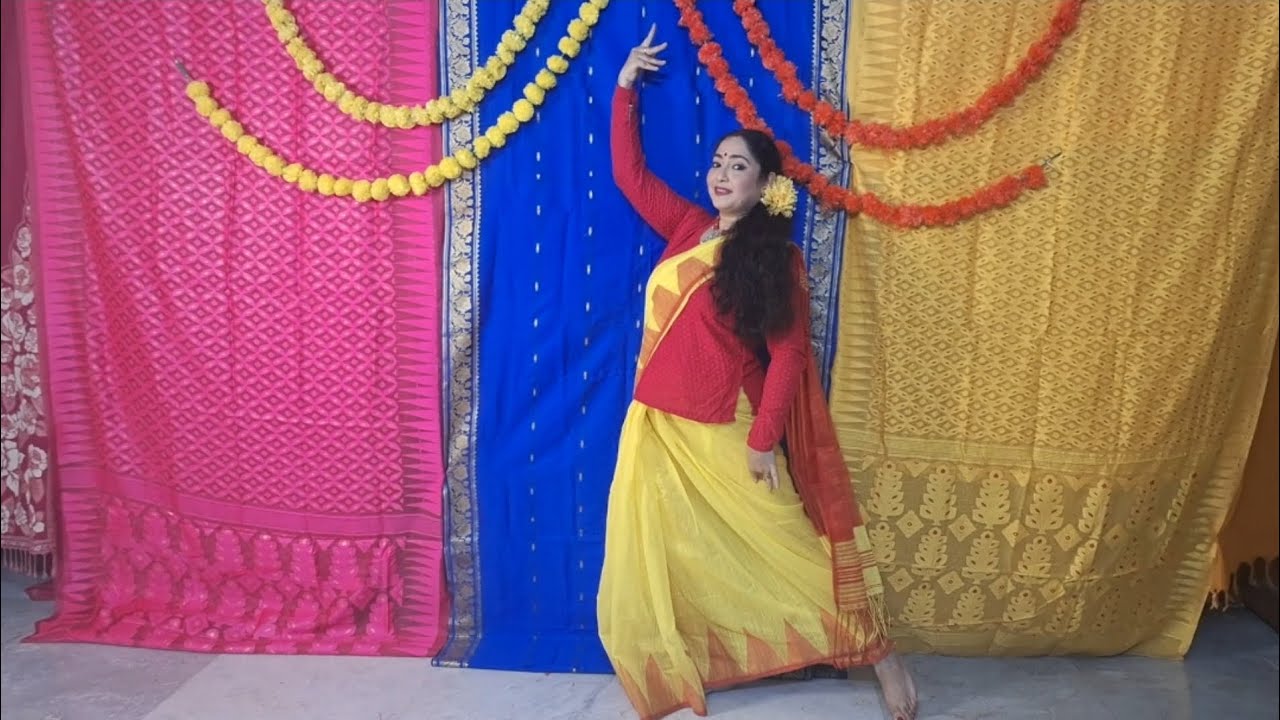 Mayabono Biharini || Rabindra Nritya || Dance Cover || Dolon Biswas ...