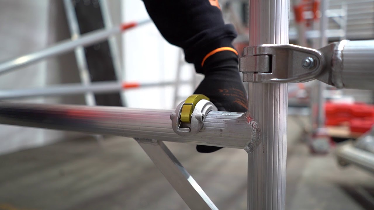 Synergy Scaffolding - Horizontal Brace - YouTube